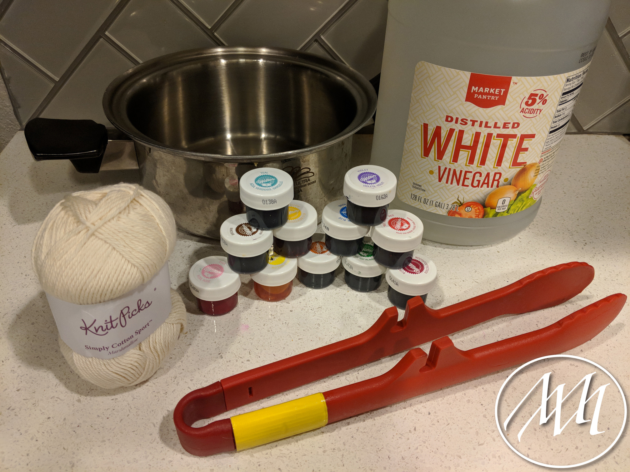 Dyeing Yarn with Food Coloring | Michaeli Marler