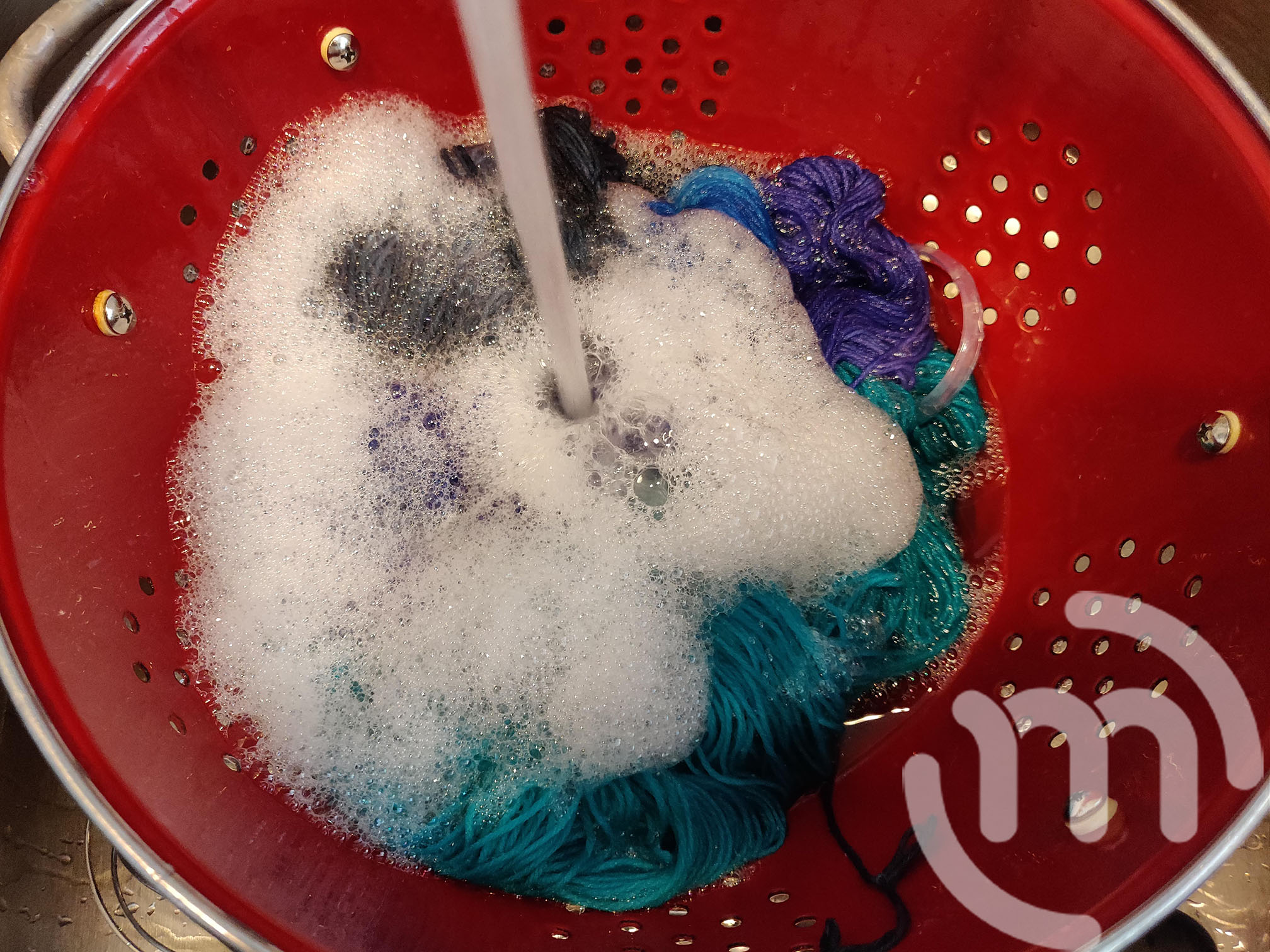 How To Dye Self-Striping Yarn | Michaeli Marler