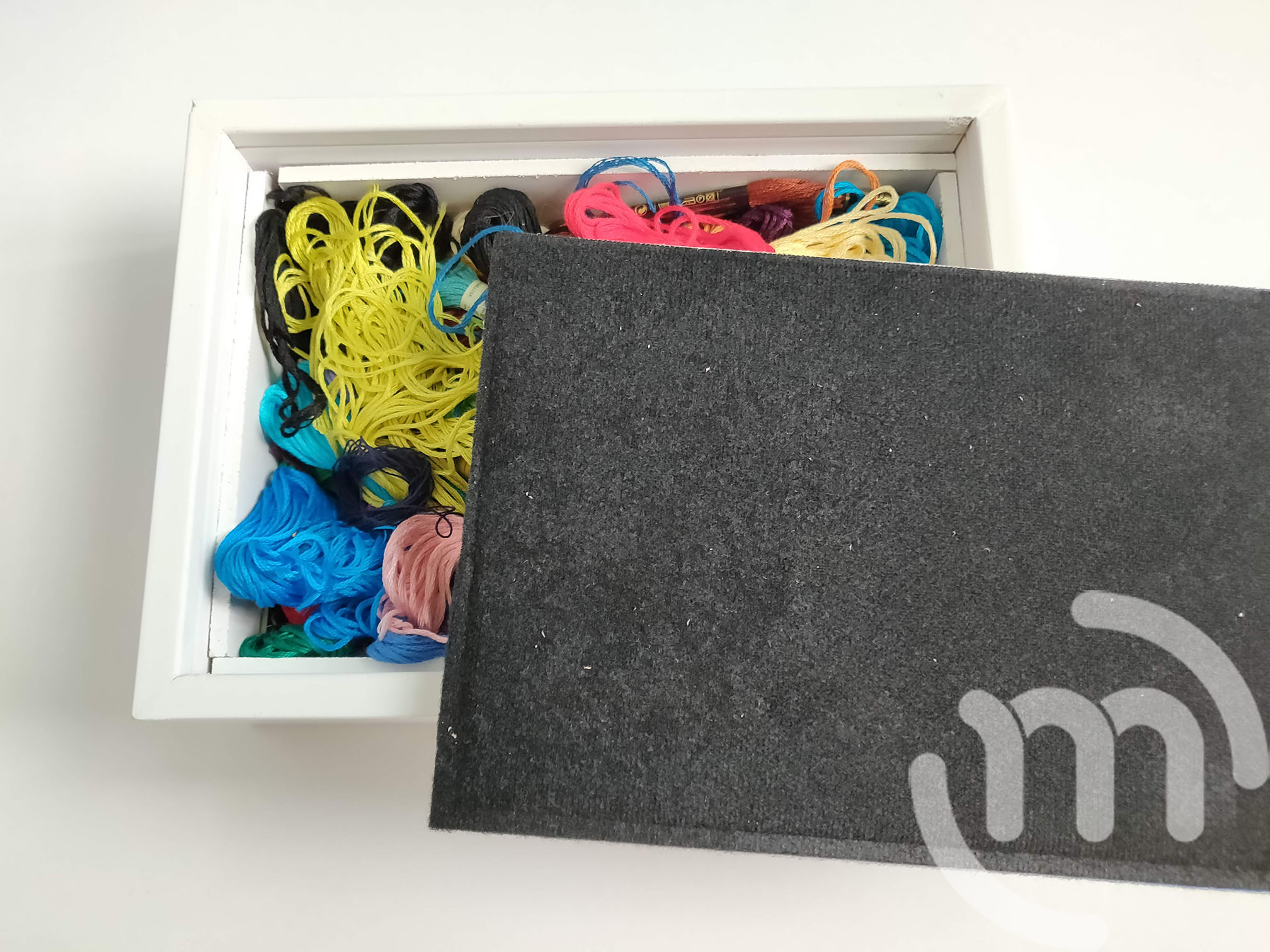 Embroidery Shadow Box Artwork | Michaeli Marler