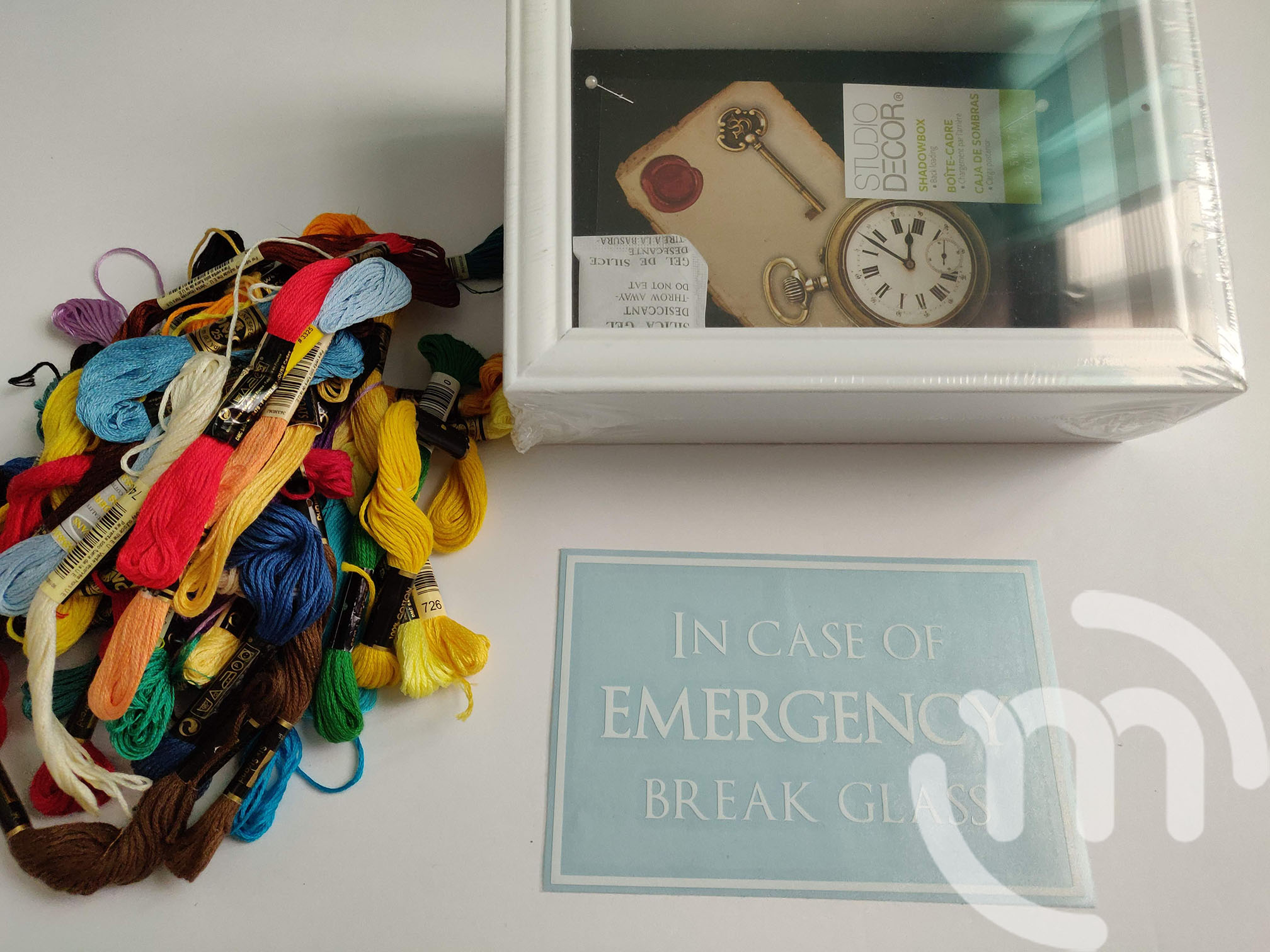 Embroidery Shadow Box Artwork | Michaeli Marler