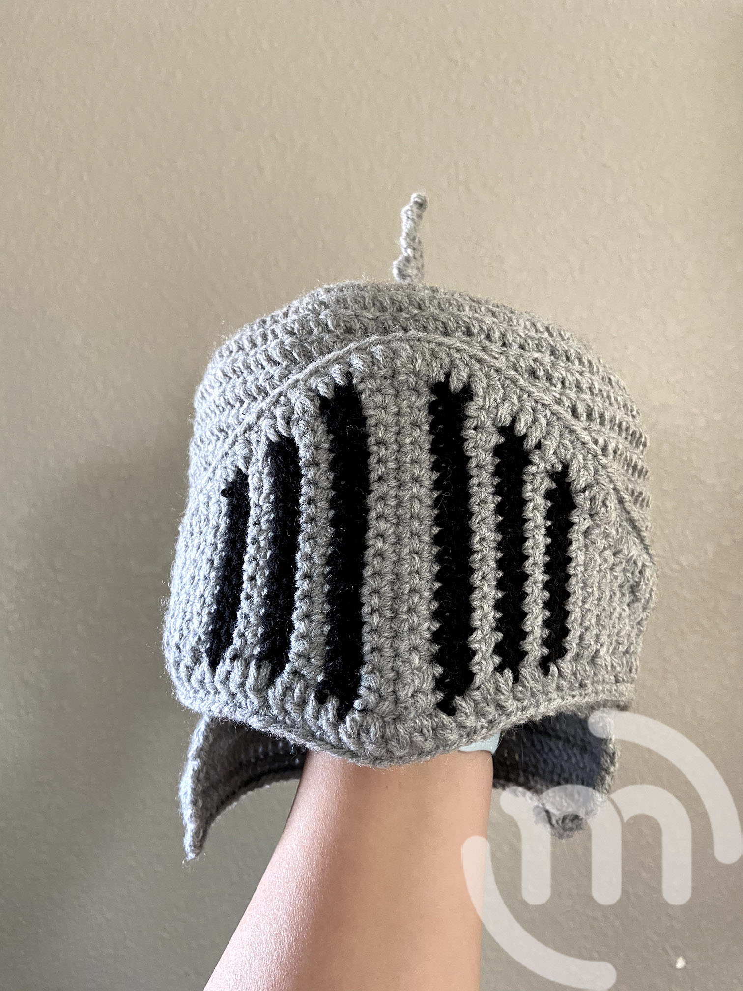 Crochet Knight Hat with Visor | Michaeli Marler