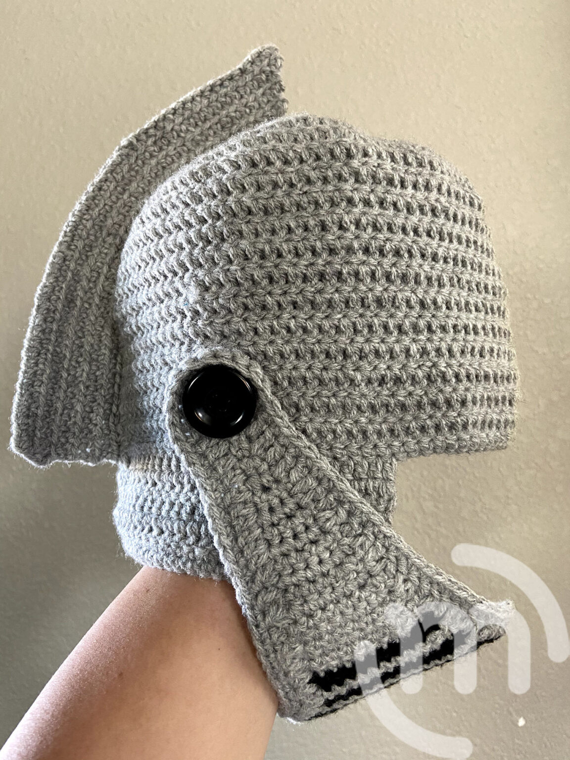 Crochet Knight Hat with Visor | Michaeli Marler