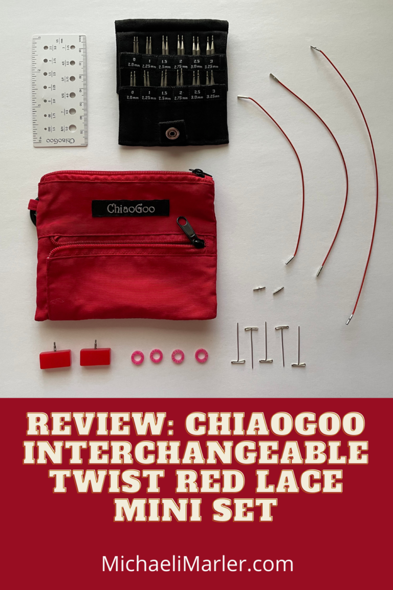 Review: ChiaoGoo Interchangeable Twist Red Lace Mini Set | Michaeli Marler